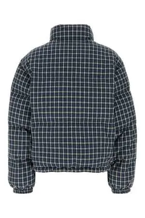 Miu Miu Embroidered Cotton Reversible Down Jacket - Multicolor