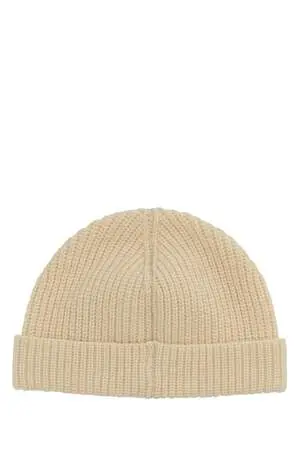 Valentino Garavani Sand Cashmere Beanie Hat