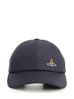 VIVIENNE WESTWOOD Cotton Baseball Cap - Blue