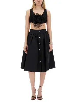 Moschino Poplin Skirt