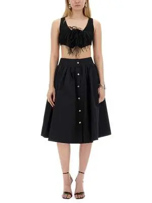 Moschino Poplin Skirt