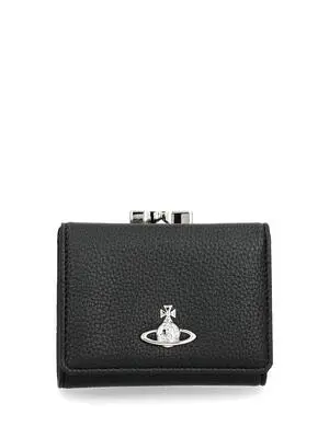 VIVIENNE WESTWOOD Small Wallet With Frame - Black