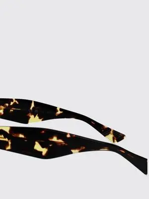 Bottega Veneta Rectangular Acetate Sunglasses With Applied Logo