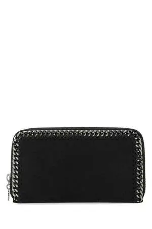 Stella McCartney Shaggy Deer Falabella Wallet - Black