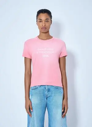 Acne Studios 1996 Fitted Logo T-shirt - Pink