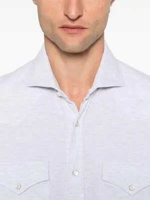 Brunello Cucinelli Cotton Shirt - Multicolor