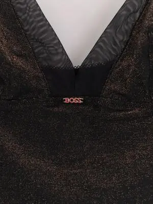 BOSS Lurex Tank Top And Slip Set