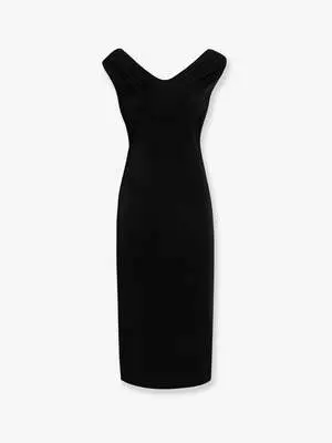 Dolce & Gabbana Fitted Organzino Crãªpe Dress - Multicolor