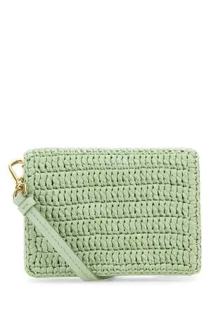 Prada Pastel Raffia Card Holder