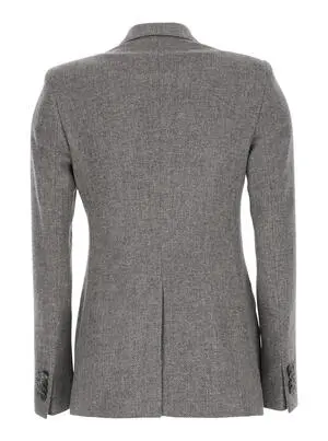 Tagliatore Wool Double-breasted Jacket - Multicolor