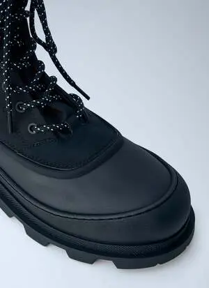 Moncler Vera Sheal Ankle Boots - Black