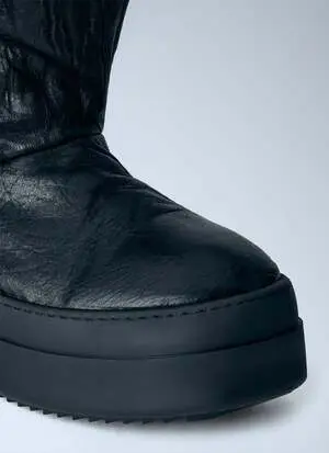 Rick Owens Fringed Mega Bumper Lunar Boots