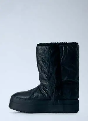 Rick Owens Fringed Mega Bumper Lunar Boots