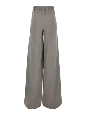 Rick Owens Viscose Blend Wide Leg Trousers - Multicolor