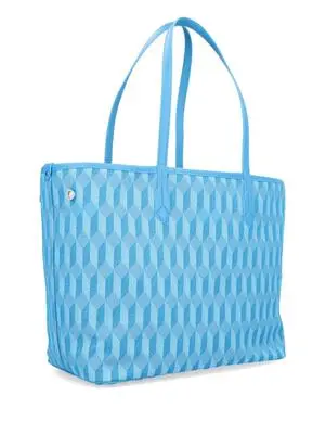 AU DEPART Monogrammed Coated Canvas Tote Bag N. 47