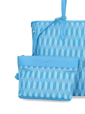 AU DEPART Monogrammed Coated Canvas Tote Bag N. 47