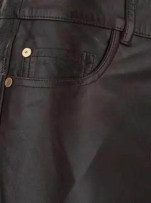 Max Mara Pesca Leather Pants