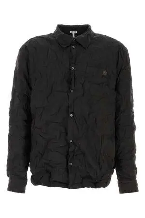 Loewe Poplin Shirt - Black