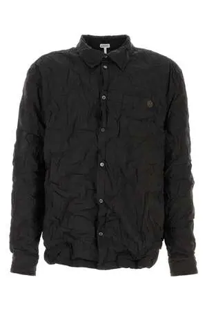 Loewe Poplin Shirt - Black