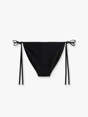 TOTEME Scoop Nylon Bikini Bottom - Black