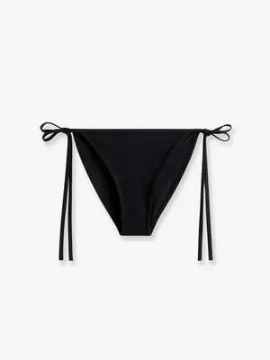 TOTEME Totême Scoop Nylon Bikini Bottom Black