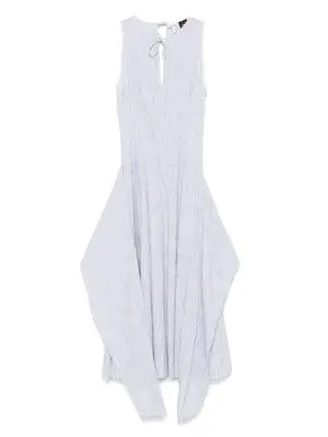 Loewe Cotton Blend Midi Dress - Multicolor