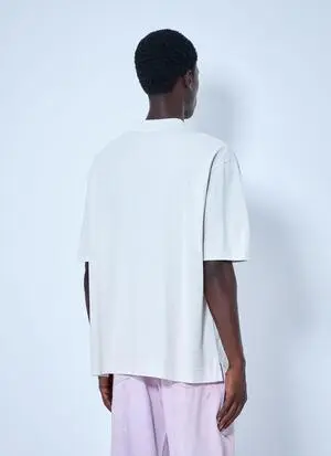 Acne Studios Washed Logo Polo Shirt - White