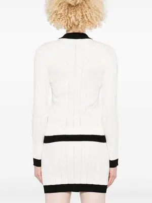 Balmain Knitted Crewneck Cardigan