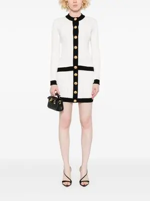 Balmain Knitted Crewneck Cardigan - Multicolor