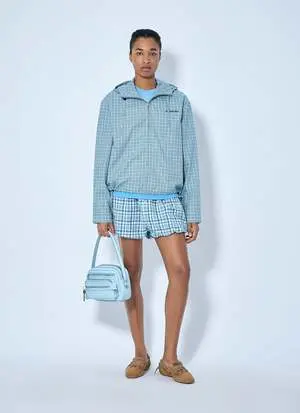 Acne Studios Hooded Check Jacket