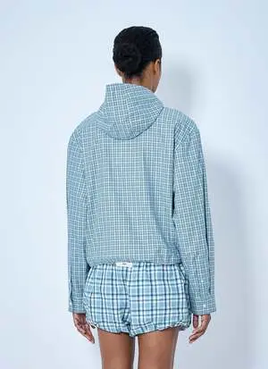 Acne Studios Hooded Check Jacket