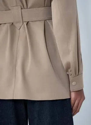 Max Mara Belted Button-down Shirt