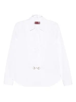 Gucci Horsebit Cotton Shirt - Multicolor