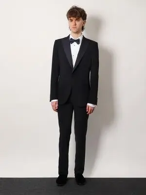 Giorgio Armani Soho Virgin Wool Tuxedo - Multicolor