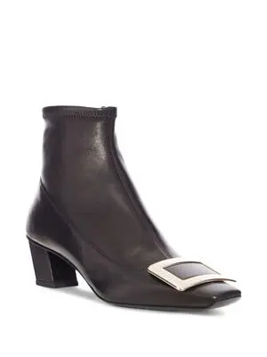 ROGER VIVIER Belle Vivier Leather Boots