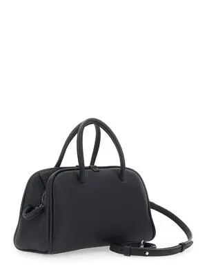 Jacquemus Le Petit Turismo' Black Handbag With Adjustable And Removable Strap In Leather For - Multicolor