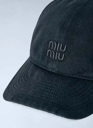 Miu Miu Drill Baseball Cap