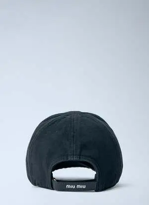 Miu Miu Drill Baseball Cap