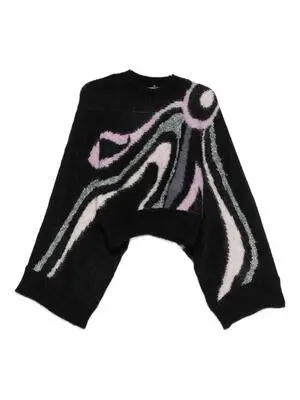 Emilio Pucci Wool Printed Sweater - Multicolor