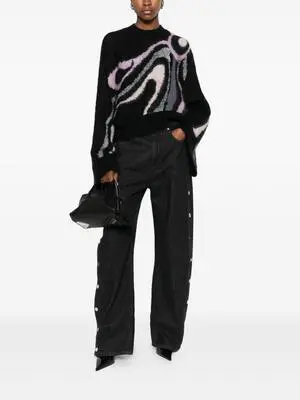 Emilio Pucci Wool Printed Sweater - Multicolor