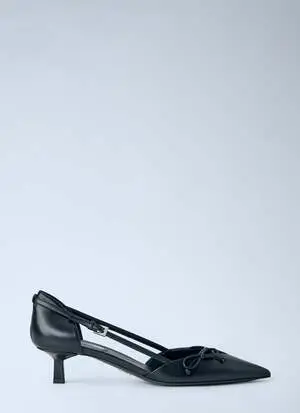 Prada Side-open Leather Pumps - Black