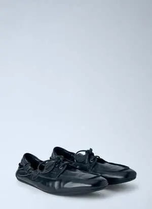 Prada Leather Moccasins