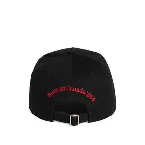 Dsquared2 Cotton Logo Patch Baseball Cap