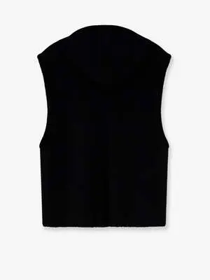 Rick Owens Sleeveless Organic Cotton Sweatshirt