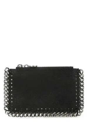 Stella McCartney Shaggy Deer Card Holder - Black