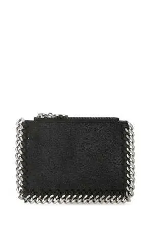 Stella McCartney Shaggy Deer Card Holder - Black