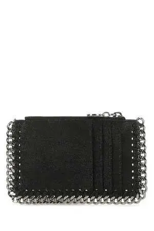 Stella McCartney Shaggy Deer Card Holder - Black