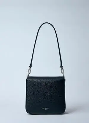 Dolce & Gabbana Leather Crossbody Bag - Black