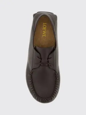 Loewe Rambla Smooth Calfskin Driver Loafers With Round Toe
