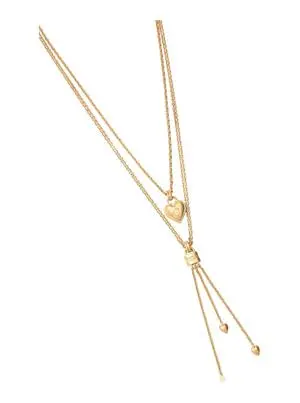 Chloé Gold Color Multi-layer Necklace With Lobster Clasp On The Back In Brass For - Multicolor